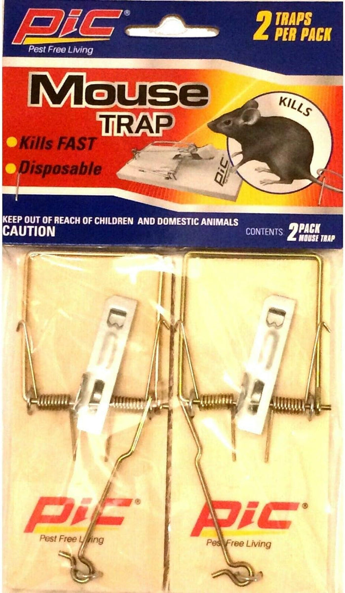 Pic Corporation Pic Wood Traps (wood Mouse Traps - 2 Count ...