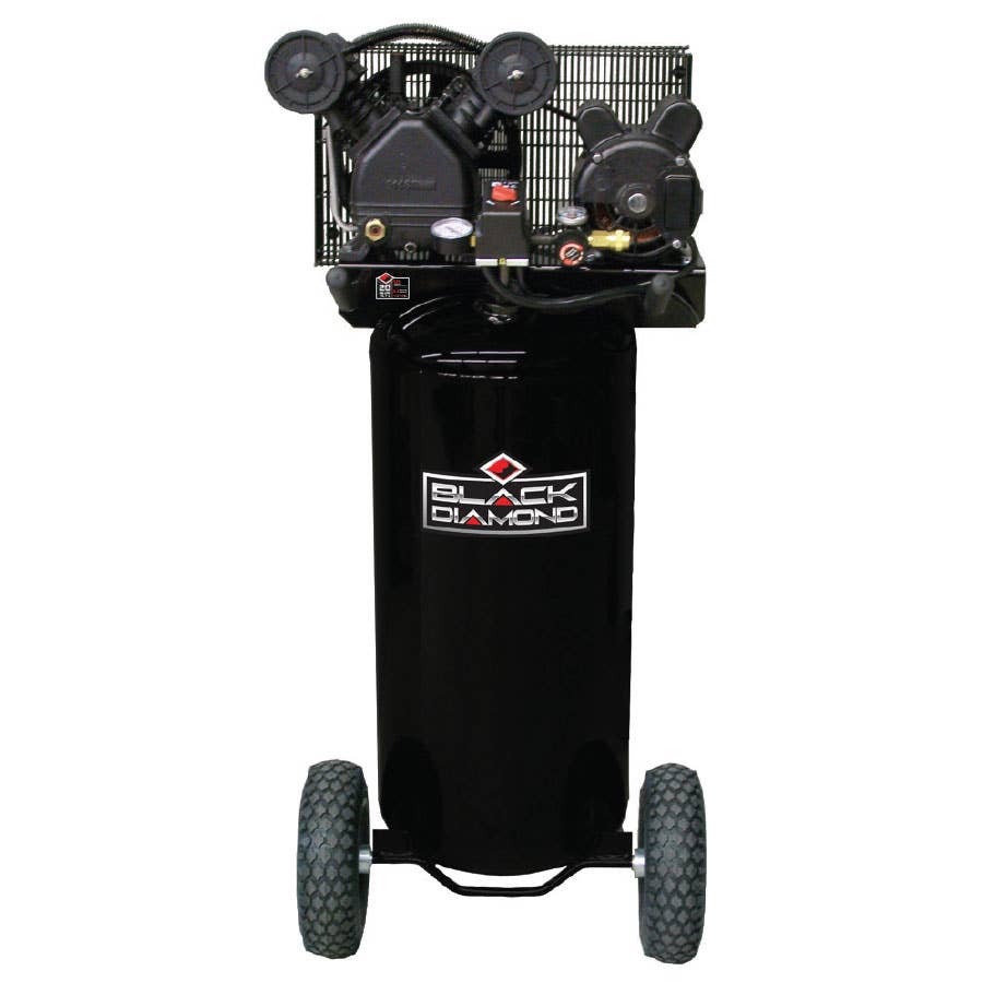 Black Diamond Portable V-Twin Vertical Compressor - 20 gal ...