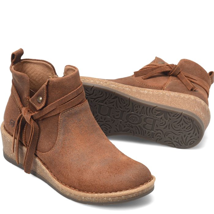Born Women's Vaughn Boot - Glazed Ginger Distressed (brown ...