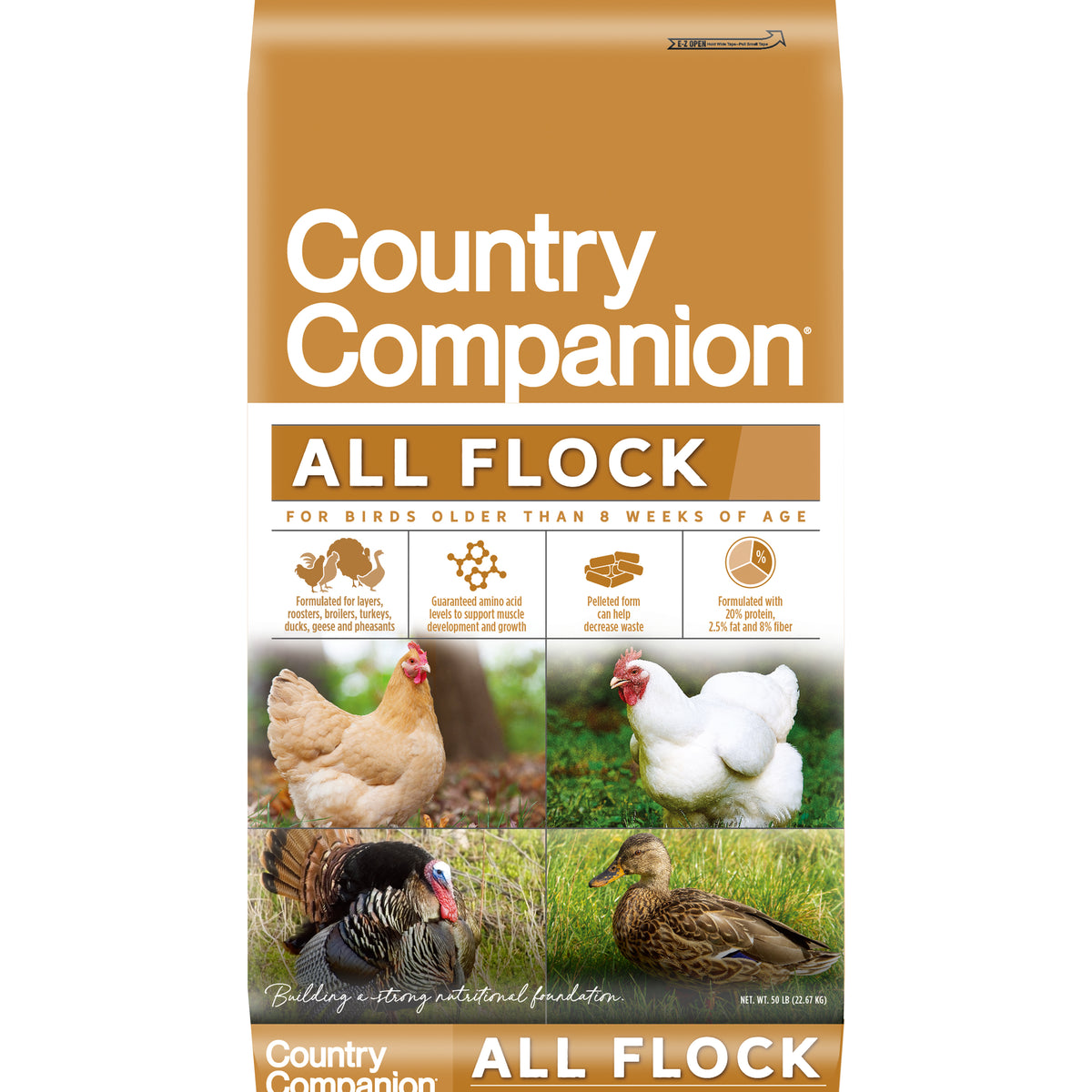 Country Companion All Flock Poultry Feed – JAXOutdoorGearFarmandRanch