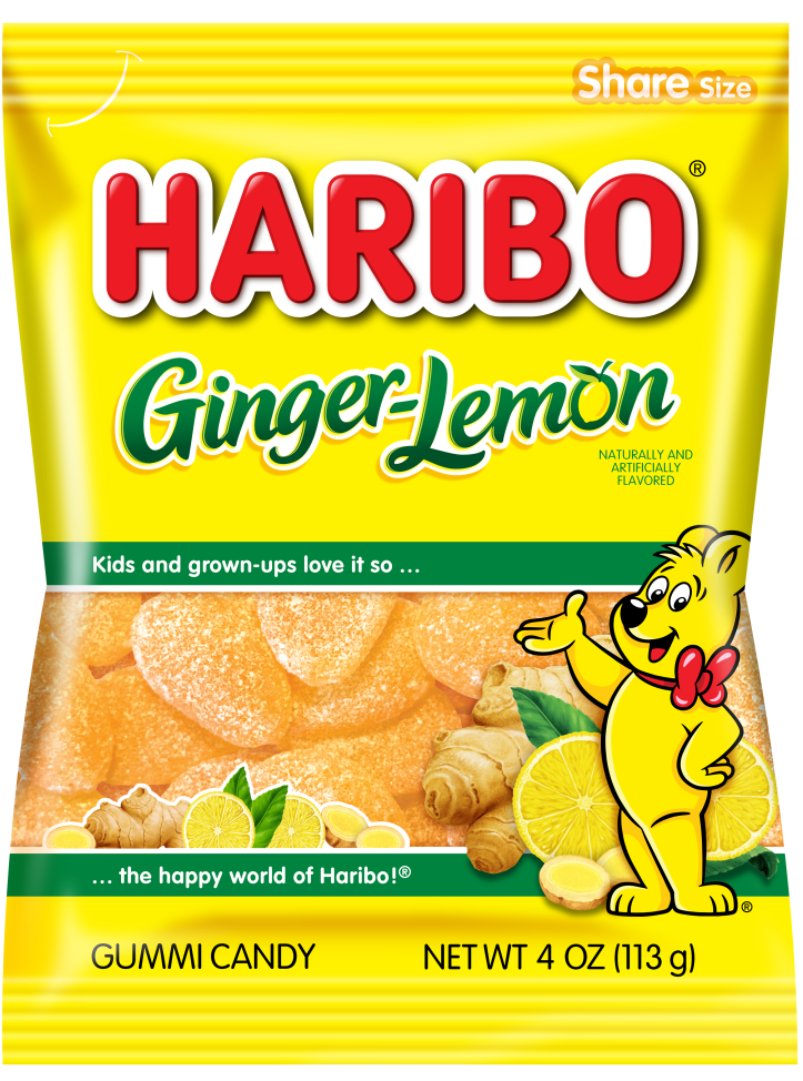 Haribo Ginger Lemon Gummies — JAXOutdoorGearFarmandRanch