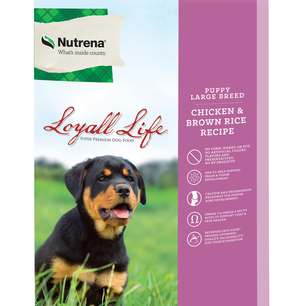 Nutrena Feeds Loyall Life Puppy Large Breed Chicken & Brown Rice Dry ...