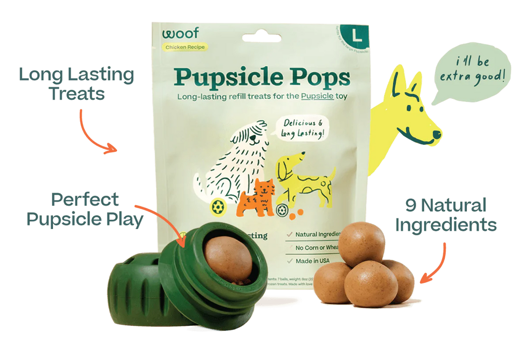 Woof Pet Refill Pupsicle Pops - Chicken - Small ...