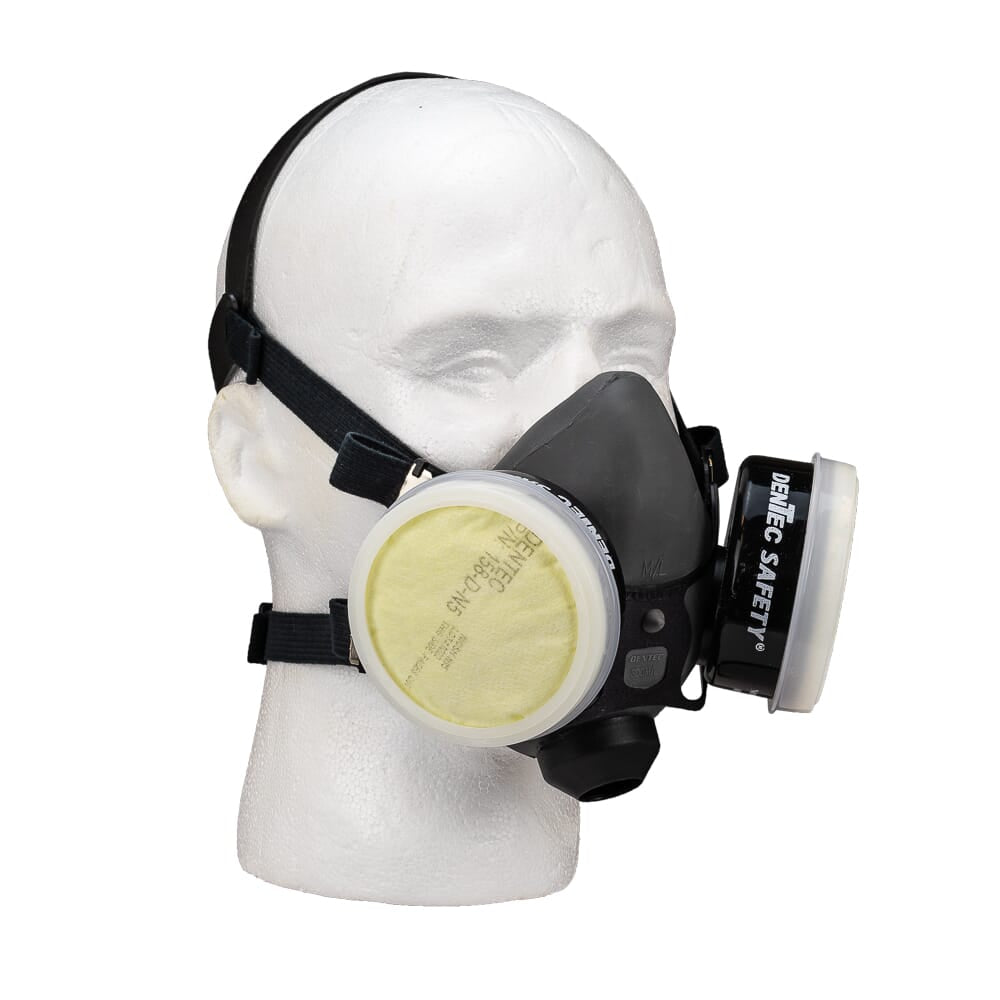 Forney Multi-Purpose Vapor Dual Cartridge Half Mask Respirator ...